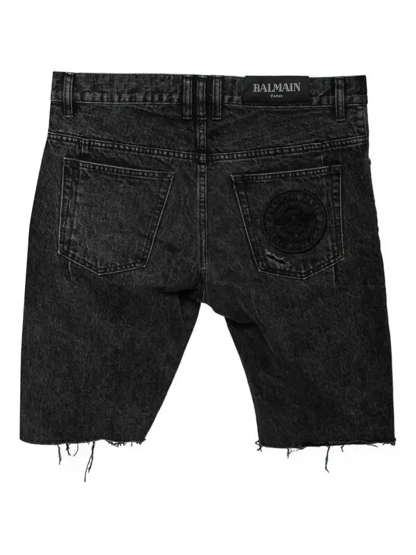 Balmain 2024 Distressed-effect Shorts