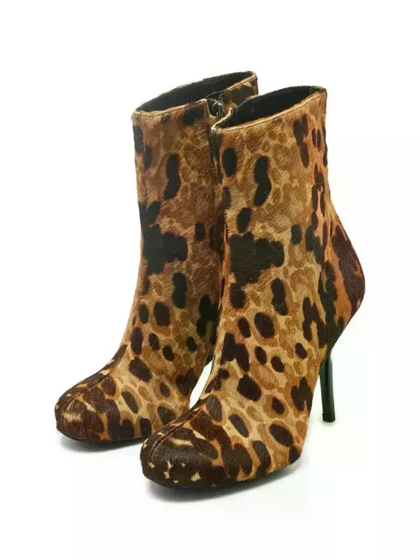 Balenciaga Leopard-pattern Boots