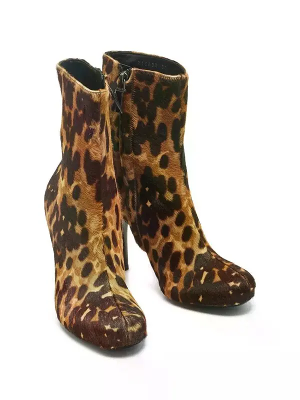 Balenciaga Leopard-pattern Boots
