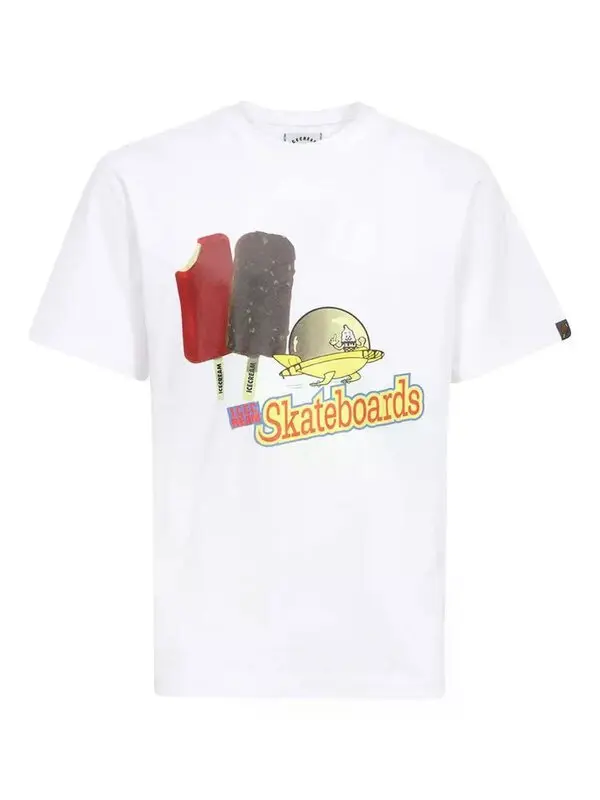 ICECREAM Cotton T-shirt - White