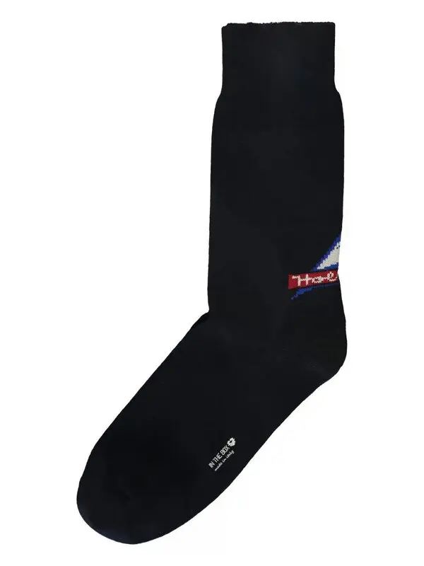 HOLUBAR Logo-jacquard Socks
