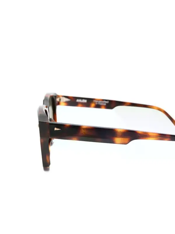 AHLEM Gros Caillou Square Frame Sunglasses - Brown