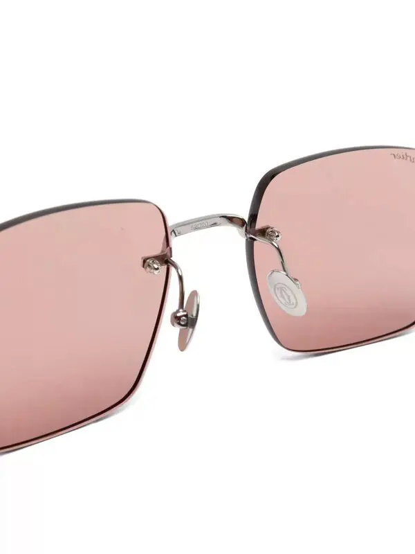 Cartier Rectangle-frame Sunglasses