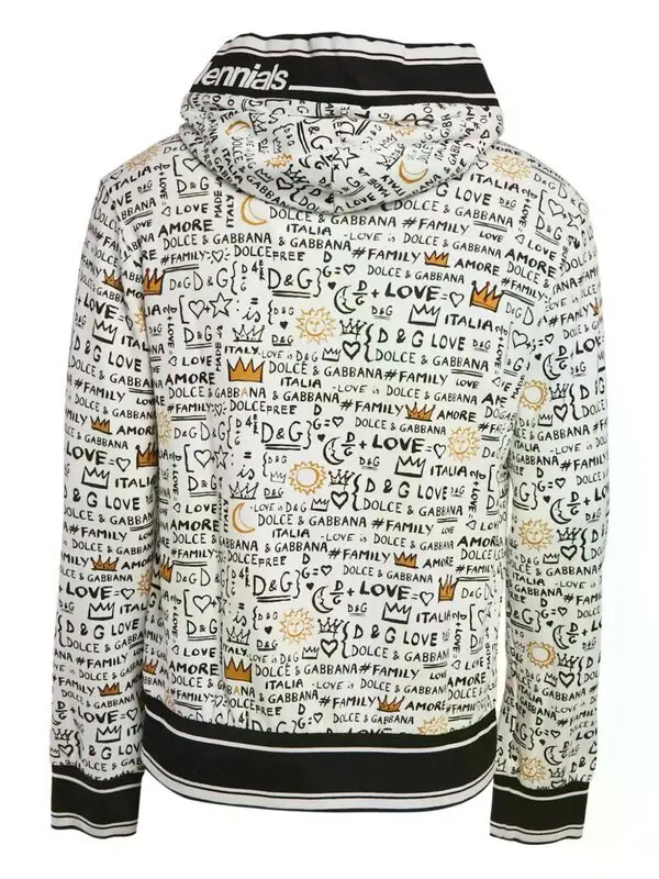 Dolce & Gabbana Graffiti-print Hoodie