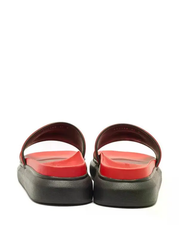 Alexander McQueen Rubber Logo Slides