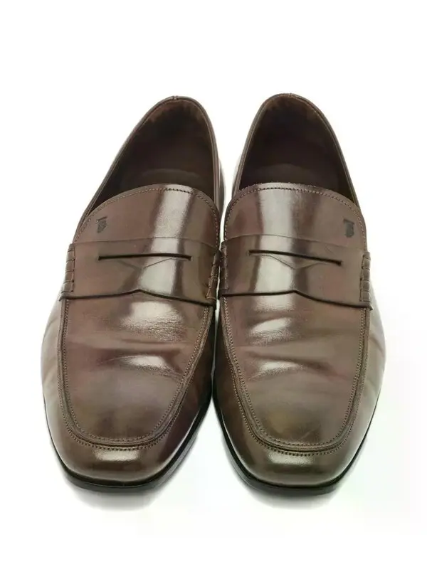 TOD'S Penny Leather Loafers