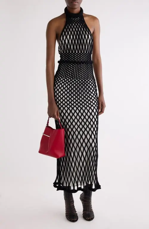 Givenchy Mesh Halter Neck Dress