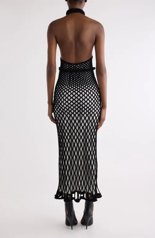 Givenchy Mesh Halter Neck Dress