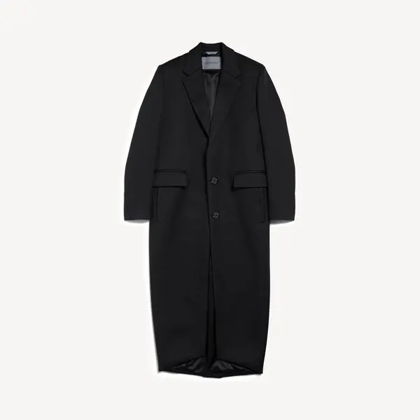 Balenciaga Long Sack Coat - Black