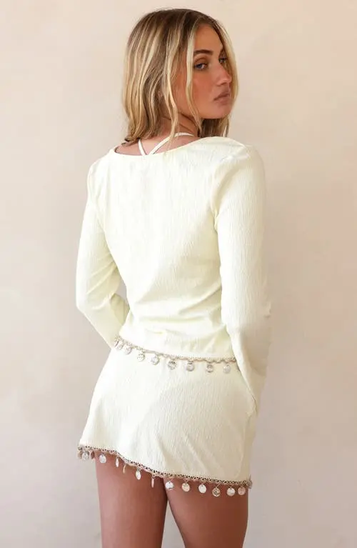 DIPPIN DAISY'S Landlocked Top - Papyrus