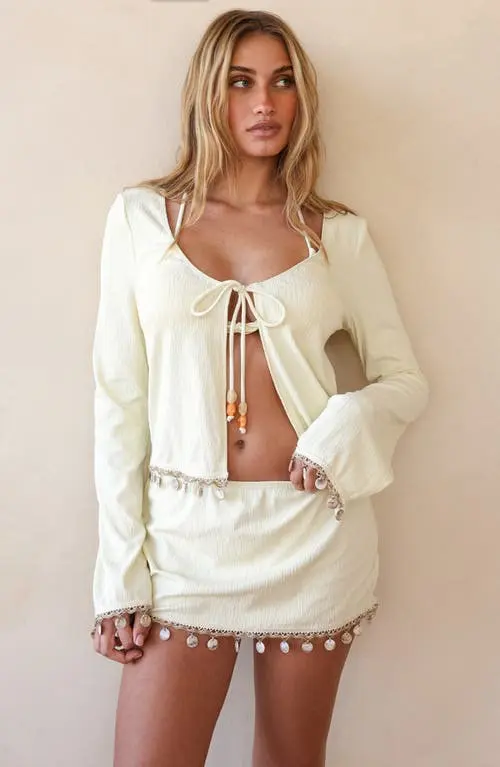 DIPPIN DAISY'S Firecracker Mini Skirt - Papyrus