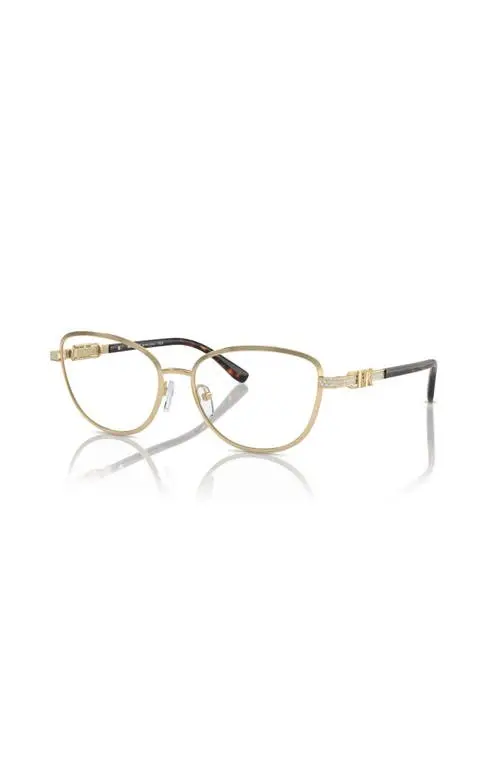 Michael Kors 55mm Cat Eye Optical Glasses - Gold