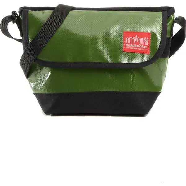 MANHATTAN PORTAGE Vinyl Crossbody Bag Ver 2 - Olive