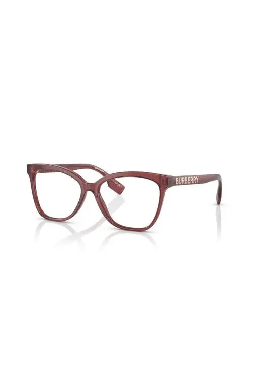 Burberry 52mm Cat Eye Optical Glasses - Red