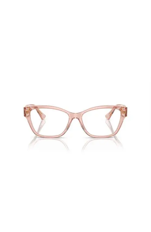 Versace Cat Eye Optical Glasses - Brown