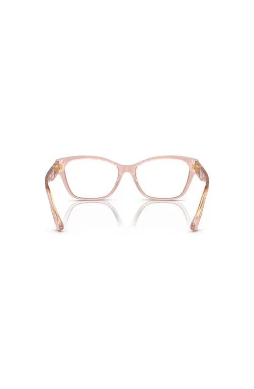Versace Cat Eye Optical Glasses - Brown