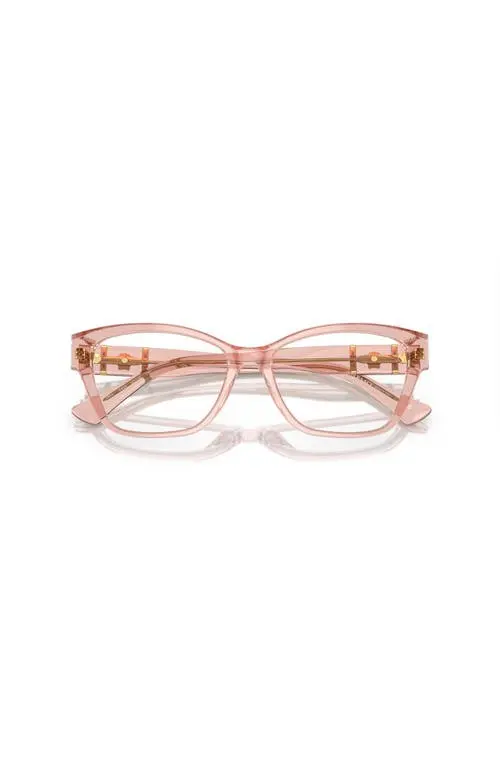 Versace Cat Eye Optical Glasses - Brown