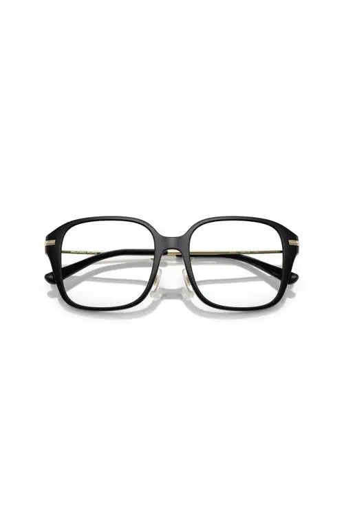 Michael Kors 54mm Square Optical Glasses - Black