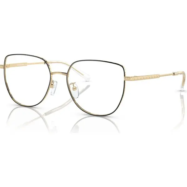 Michael Kors 55mm Round Optical Glasses - Gold