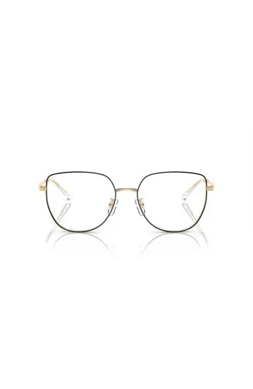 Michael Kors 55mm Round Optical Glasses - Gold