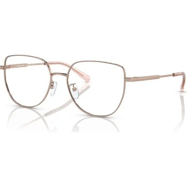 Michael Kors 55mm Round Optical Glasses - Pink
