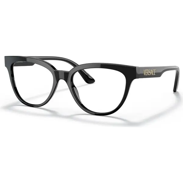 Versace 52mm Cat Eye Optical Glasses - Black