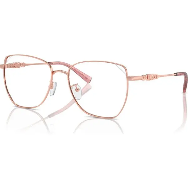 Michael Kors 56mm Cat Eye Optical Glasses - Gold