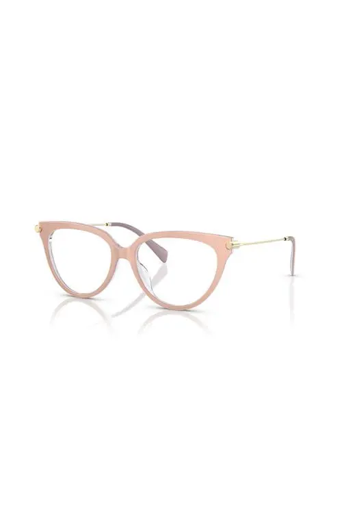Michael Kors 53mm Cat Eye Optical Glasses - Beige