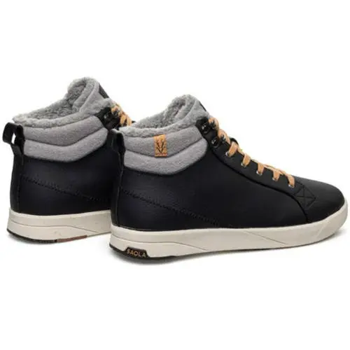 SAOLA SHOES Bergen Warm High Top Sneaker - Black