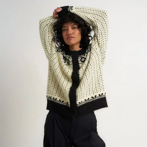 Callahan Oversized Maeve Cardigan - Black