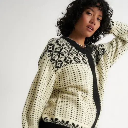 Callahan Oversized Maeve Cardigan - Black