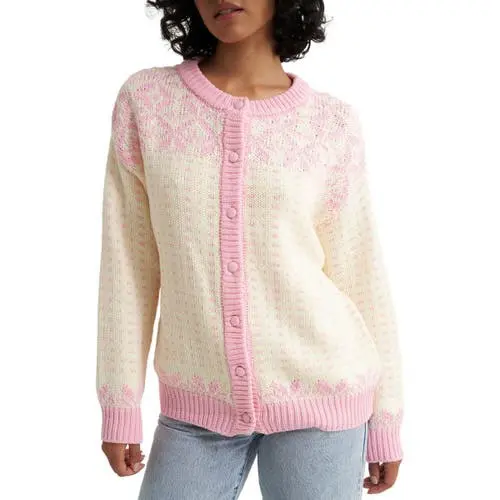 Callahan Oversized Maeve Cardigan - Pink