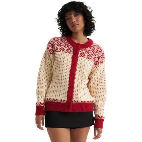 Callahan Oversized Maeve Cardigan - Red