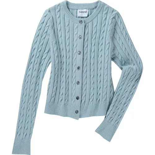 Callahan Valerie Cable Knit Cardigan - Sky