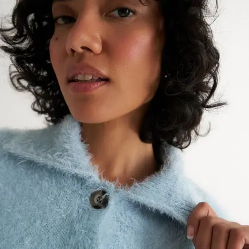 Callahan Valerie Cable Knit Cardigan - Sky