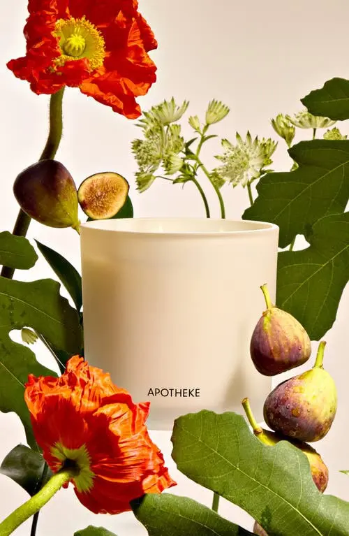 APOTHEKE Fig & Olive Leaf 3-wick Scented Candle