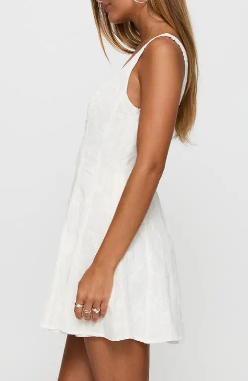 Princess Polly Floral Embroidered Mini Dress
