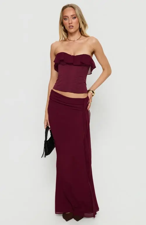 Princess Polly Holliann Ruffle Strapless Corset Top
