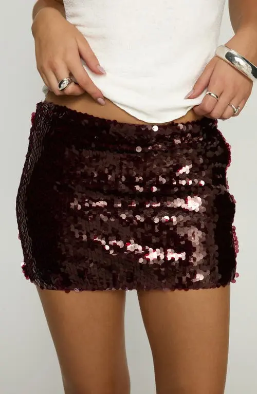 Princess Polly Lanita Sequin Miniskirt