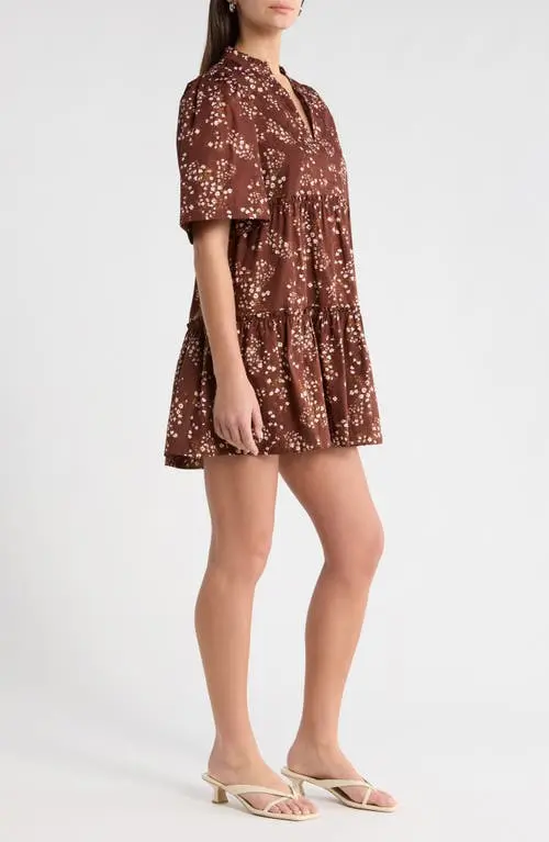 SUGARLIPS Dixie Tiered Cotton Dress - Gibson