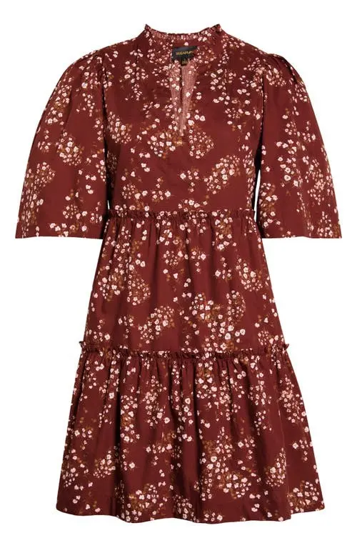 SUGARLIPS Dixie Tiered Cotton Dress - Gibson