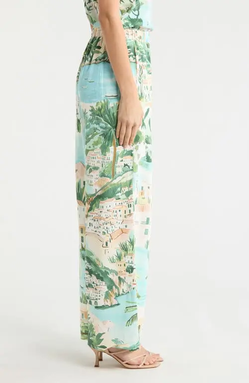 SUGARLIPS Piti Town Snipy High-waist Wide-leg Pants