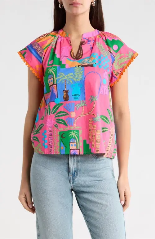 SUGARLIPS Lanus City Ayla Split-neck Top