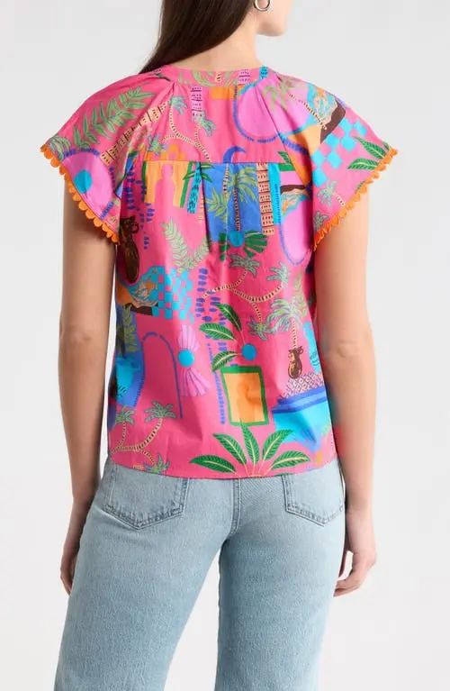 SUGARLIPS Lanus City Ayla Split-neck Top
