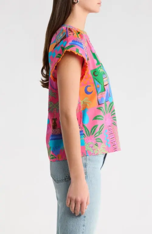 SUGARLIPS Lanus City Ayla Split-neck Top