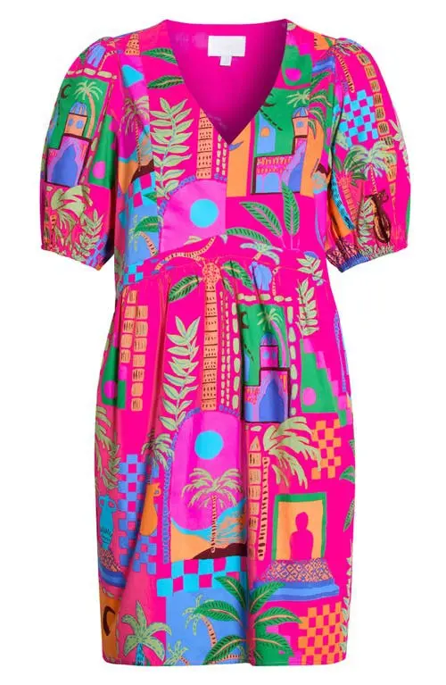 SUGARLIPS Lanus City Jerome Cotton Babydoll Dress