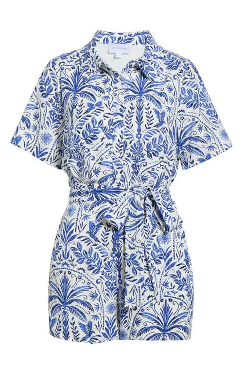 SUGARLIPS Romina Tropical Soria Belted Romper