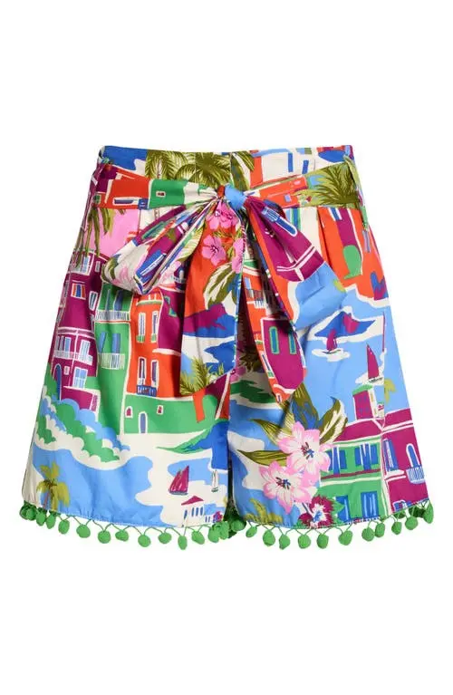 SUGARLIPS Rumi Town Pompom Cotton Shorts
