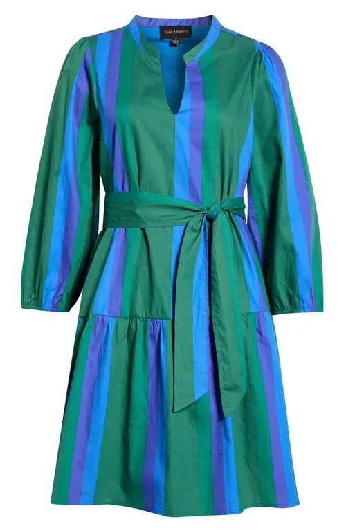 SUGARLIPS Dolary Stripe Leola Mini Shirt Dress