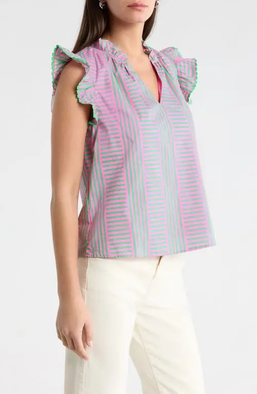 SUGARLIPS Valda Striped Top